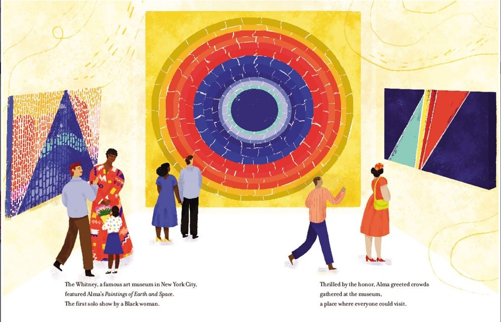 Ablaze with Color: A Story of Painter Alma Thomas by Jeanne Walker ...