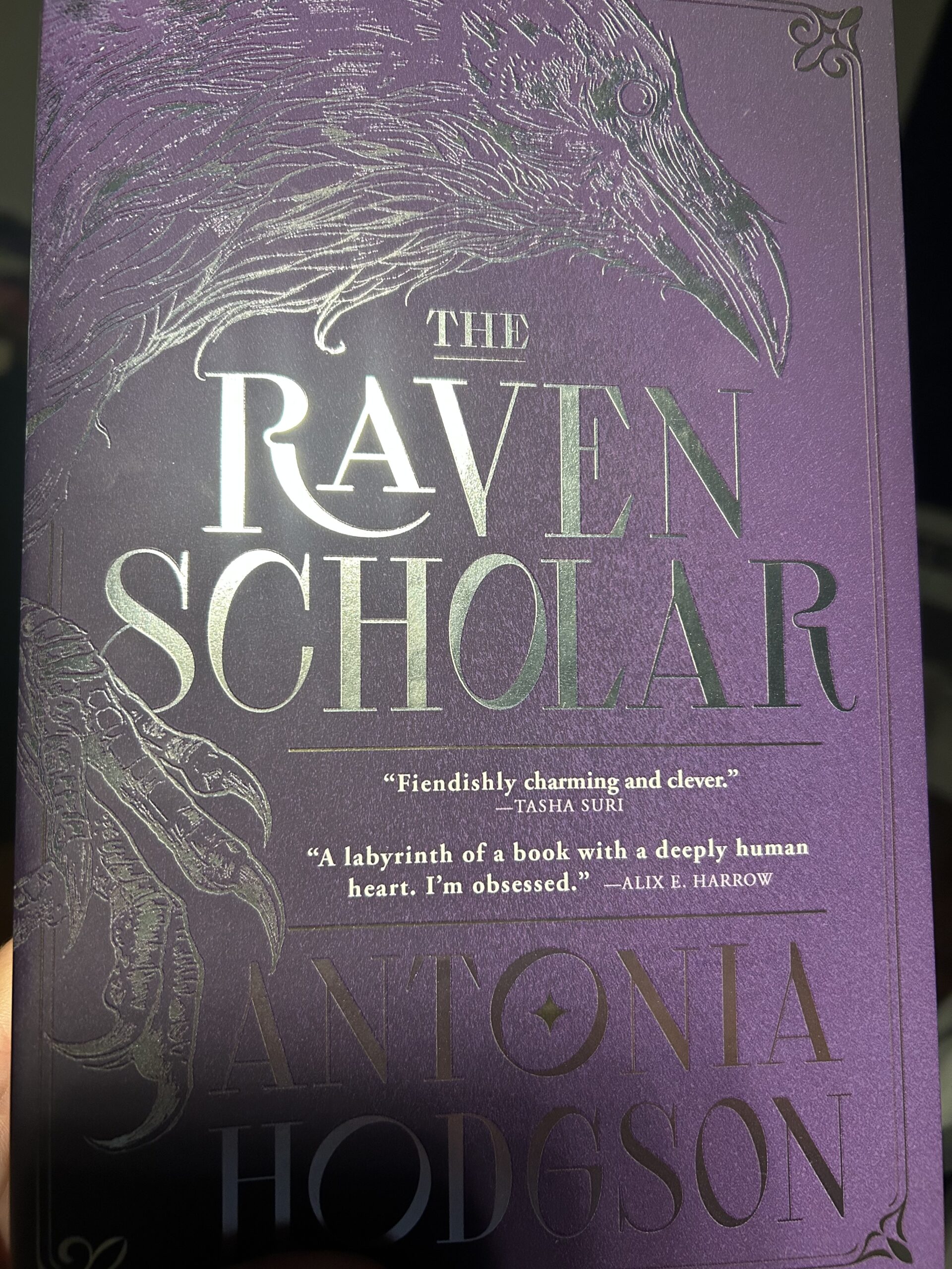 The Raven Scholar by Antonia Hogdson – Jake Book Review – Cannonball ...